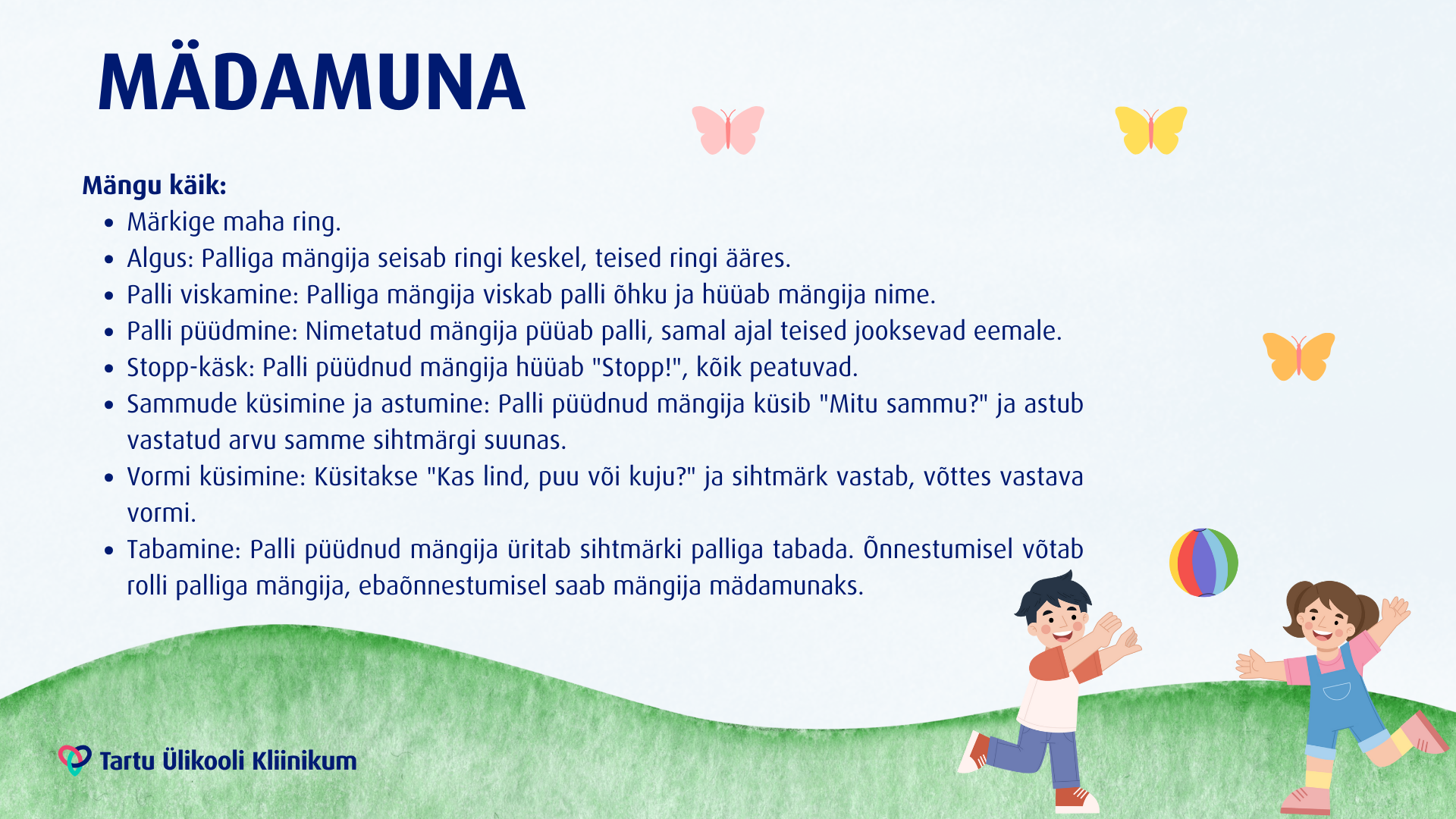 Kursus: Lapsed õue, Teema: Füüsilist arengut toetavad mängud | Kogukonnakool